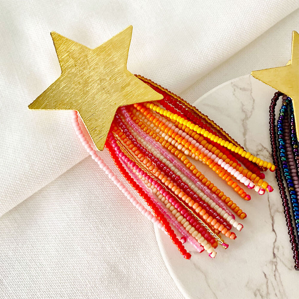 ARETES ESTRELLA FUGAZ COLORS | De Lavalle la Tienda